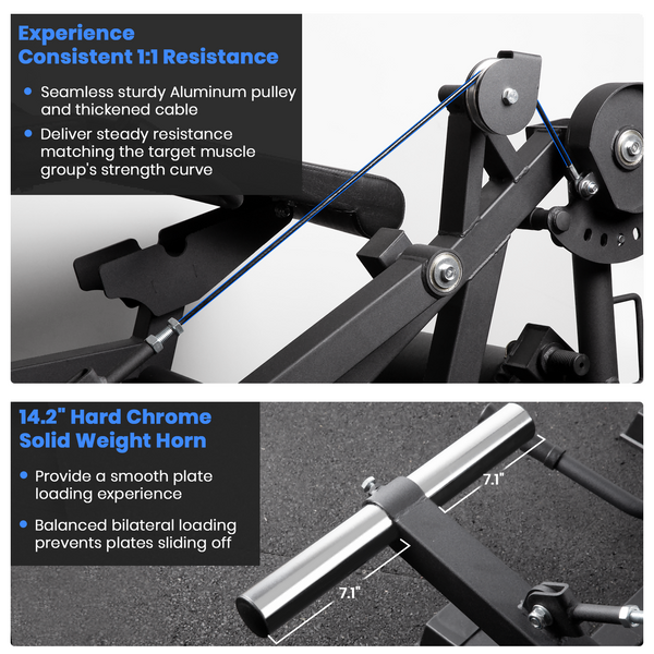 LIONSCOOL Leg Extension & Lying Leg Curl Machine V4.0, Adjustable ...